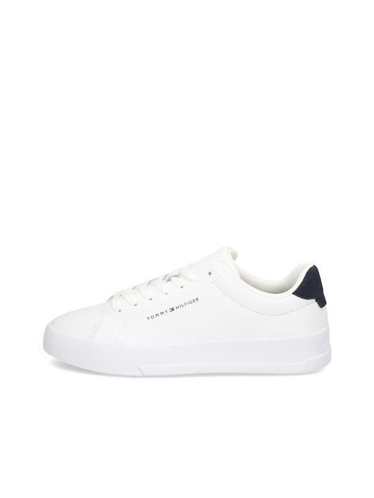 Tommy Hilfiger Th Court Ανδρικά Sneakers Λευκά FM0FM05297-0LE | Skroutz.gr