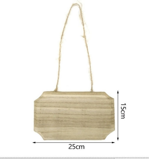 KMT Style Ξύλινη Πινακίδα 1τμχ 32222 | Skroutz.gr