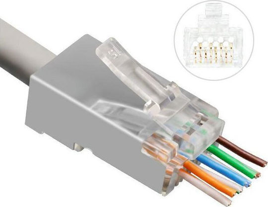Microconnect KON512-50EZ RJ45 Clip 50τμχ | Skroutz Cyprus