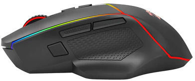 Redragon Axe Pro M814 Ασύρματο RGB Gaming Ποντίκι 8000 DPI Μαύρο ...