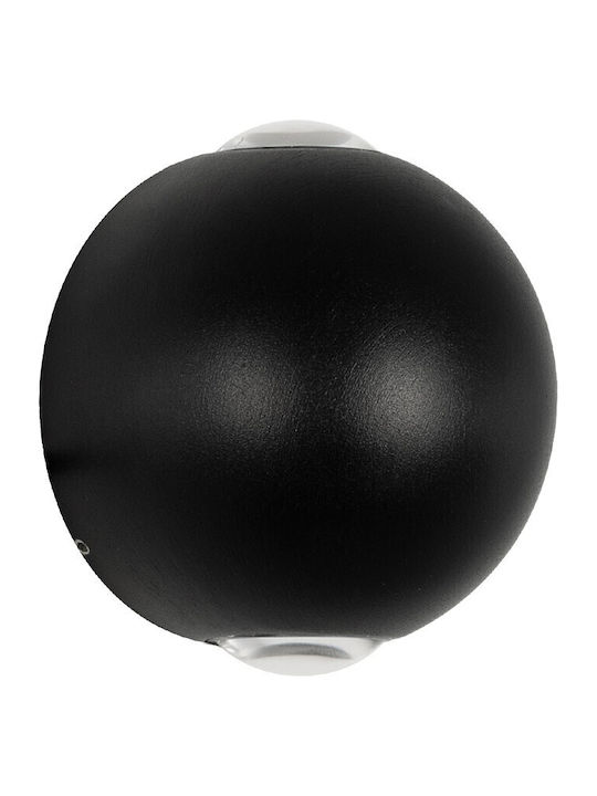 GloboStar Lumină de exterior montată pe perete LED IP65 6W cu Alb Cald Lumină 10x7.5x10εκ. 60672 ...