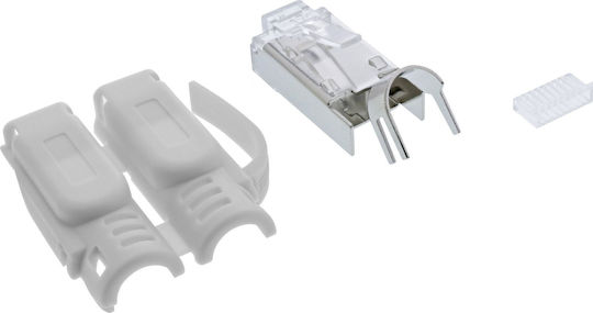 Βύσματα Πτύχωσης Inline Inline Cat.6a Rj45 Θωρακισμένα Προστασία Κάμψης ...