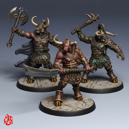 Minotaur Brutes Μινιατούρες Ρητινης Rpg Dungeons & Dragons Pathfinder ...