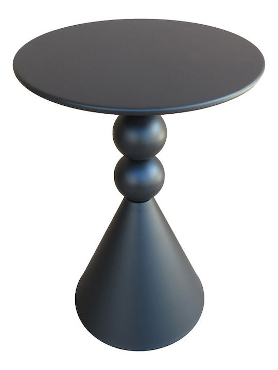 Bilane Στρογγυλό Τραπέζι Κουζίνας Μαύρη Απόχρωση 39x39x55εκ. 128-000067 ...