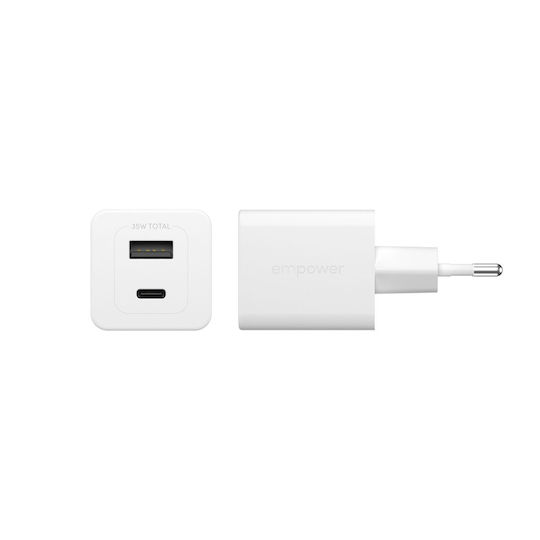 Empower by PanzerGlass Charger Without Cable GaN with USB-A Port and ...