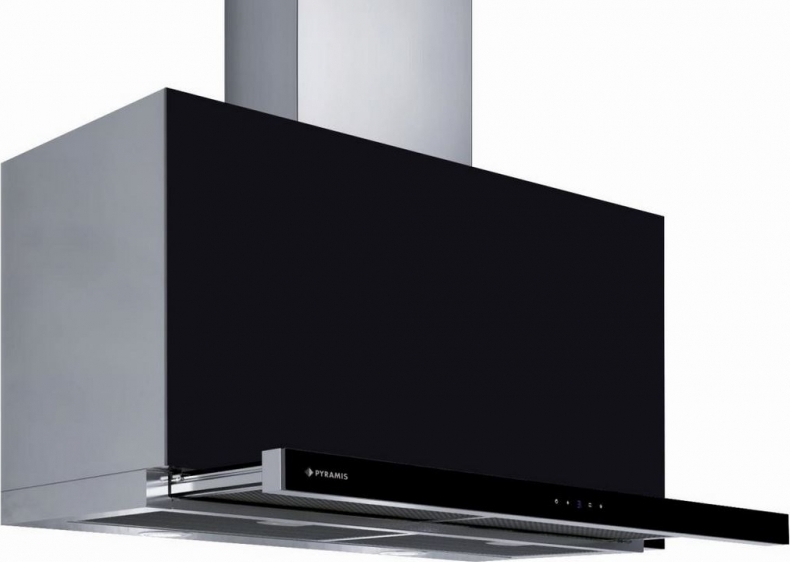 Pyramis Elegant Refleto Sliding Συρόμενος Απορροφητήρας 90cm Μαύρος | Skroutz.gr