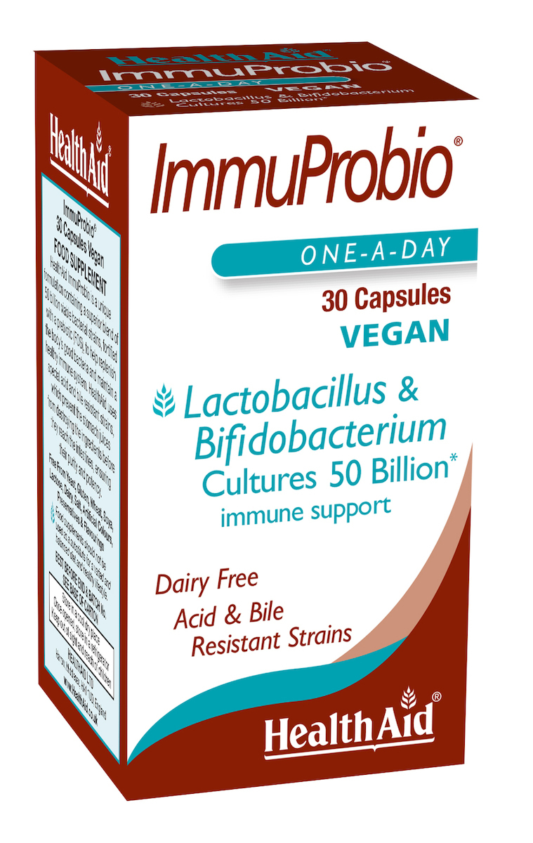 Health Aid Immuprobio Probiotic Mix 50 Billion Συμπλήρωμα με Προβιοτικά ...