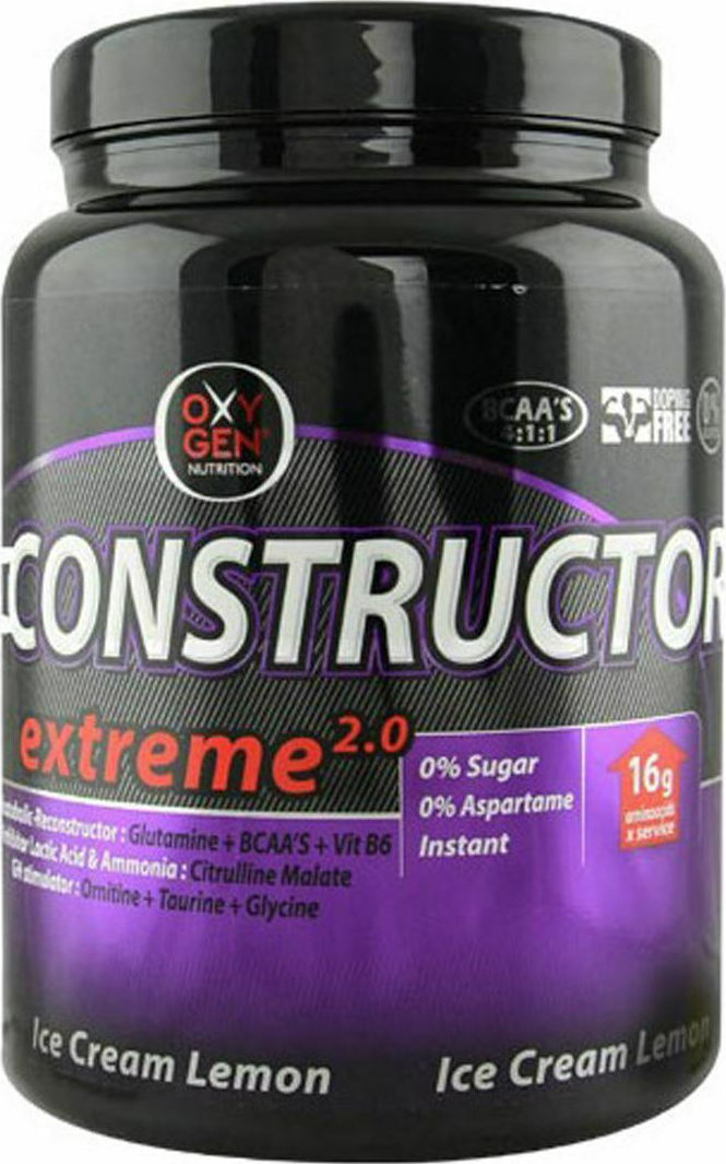 Oxygen Nutrition Constructor Extreme 500gr Ice Cream Lemon | Skroutz.gr