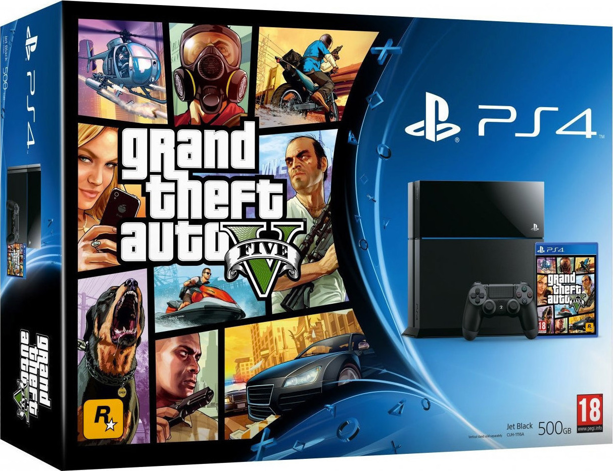 Sony Playstation 4 PS4 500GB GTA V Skroutz gr