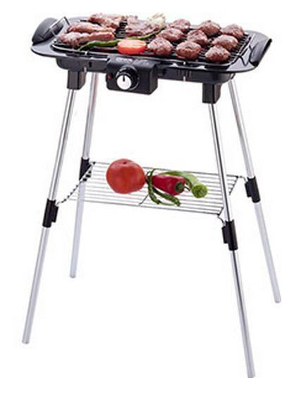 Akel Επιδαπέδια Ηλεκτρική Ψησταριά 2000W 49x35εκ. AB636 | Skroutz.gr