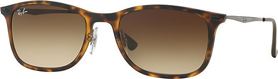 Ray Ban New Wayfarer Light Ray Ανδρικά Γυαλιά Ηλίου με Καφέ Ταρταρούγα ...
