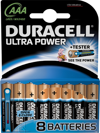 Duracell Ultra Power Αλκαλικές Μπαταρίες AAA 1.5V 8τμχ | Skroutz.gr