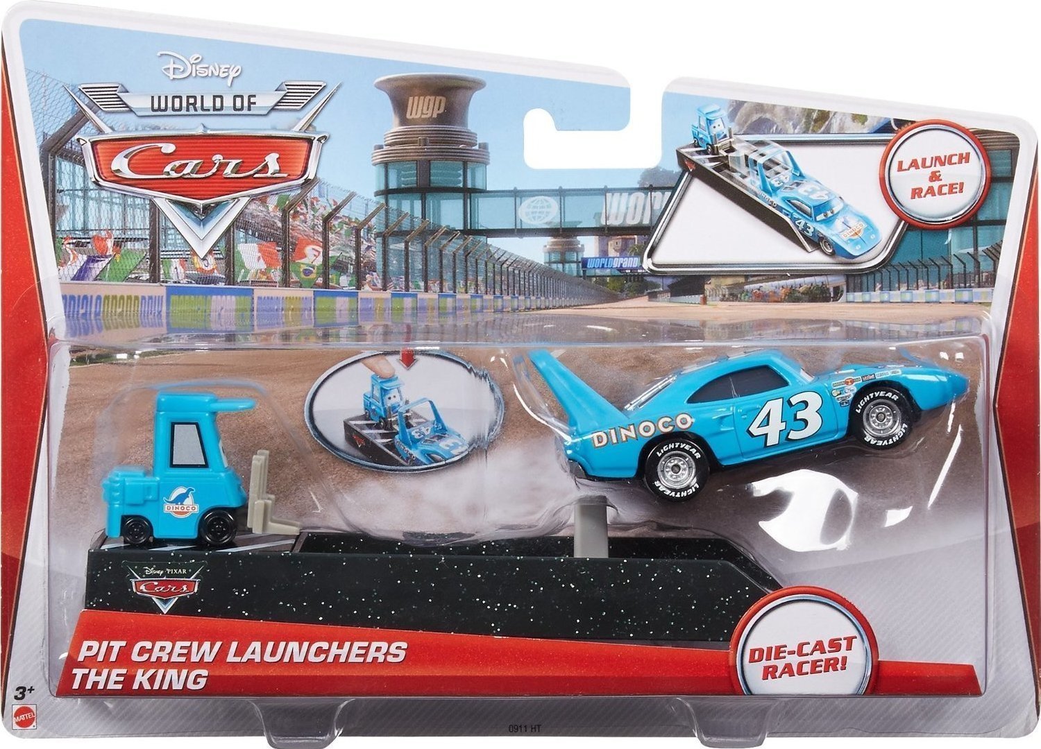 Mattel Πίστα Cars: Pit Crew Launchers - The King για 3+ Ετών | Skroutz.gr