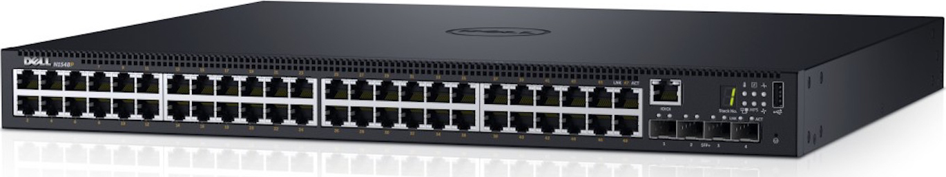 Dell N1548 Managed L3 Switch με 48 Θύρες Gigabit (1Gbps) Ethernet ...