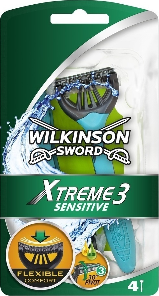 Wilkinson Sword Sword Xtreme 3 Sensitive 4 τμχ | Skroutz.gr