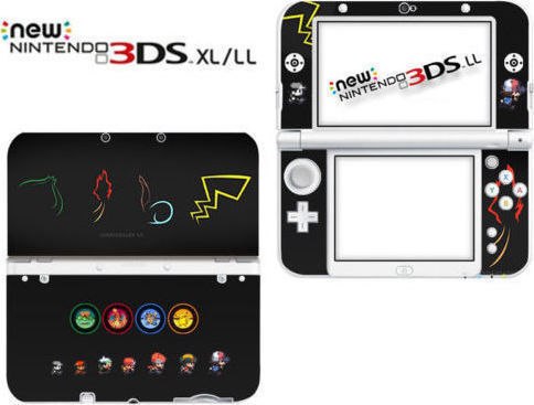 OEM Pokemon Scramble Vinyl Decals Skin Stickers 3DS XL - Skroutz.gr
