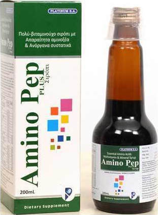 Platinum SA Amino Pep Plus syrup 200ml Unflavoured | Skroutz.gr