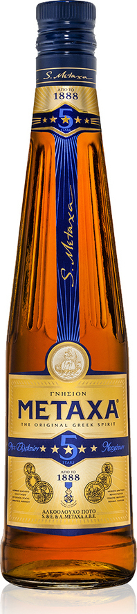 Metaxa 5* Brandy 500ml - Skroutz.gr