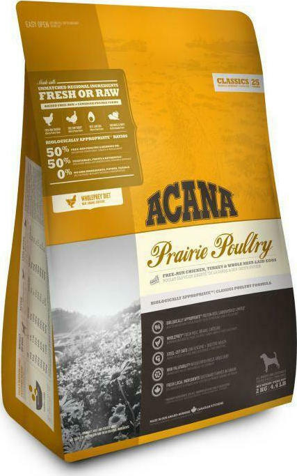 Acana Prairie Poultry 2kg Ξηρά Τροφή χωρίς Σιτηρά & Γλουτένη για ...