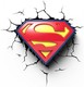 3DLightFX Super Man Logo 3D FX3D107 | Skroutz.gr