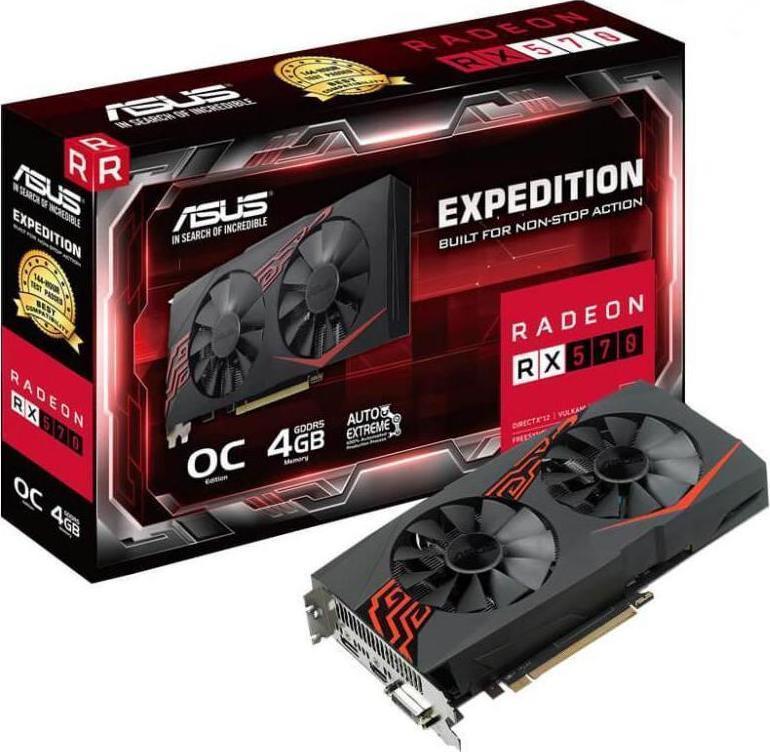 Asus Radeon RX 570 4GB Expedition OC (90YV0AI0-M0NA00) | Skroutz.gr