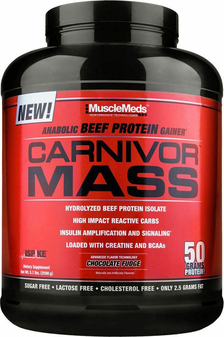 Muscle Meds Carnivor Mass 2590gr Chocolate Fudge | Skroutz.gr