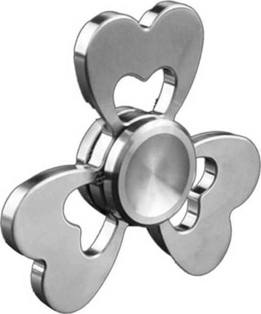 Fidget Spinner Aluminium Heart Three Leaves 4 minutes | Skroutz.gr