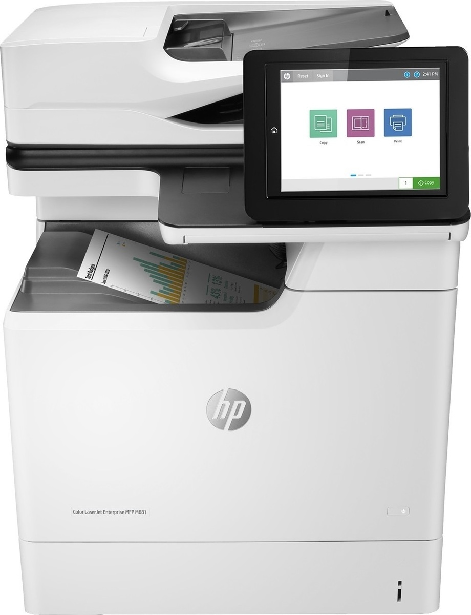 HP Color LaserJet Enterprise MFP M681dh Έγχρωμο Φωτοτυπικό με Αυτόματο ...