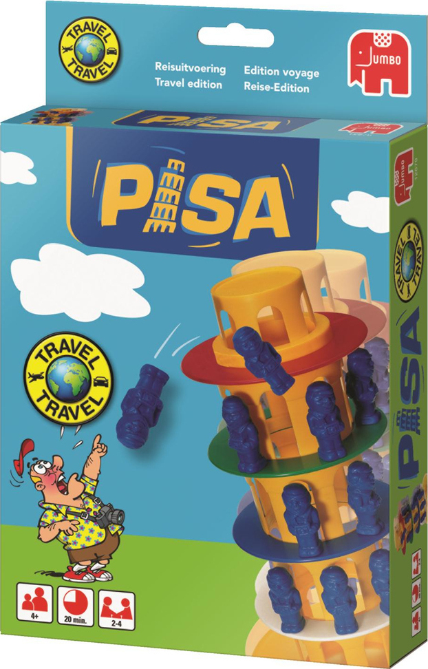 Επιτραπέζιο Παιχνίδι Jumbo Pisa για 2-4 Παίκτες 4+ Ετών 12679 Jumbo ...