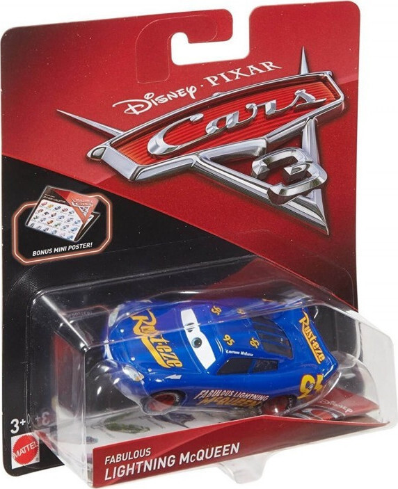 Mattel Cars 3 Fabulus Lightning McQueen Αυτοκινητάκι για 3+ Ετών FGD57 ...