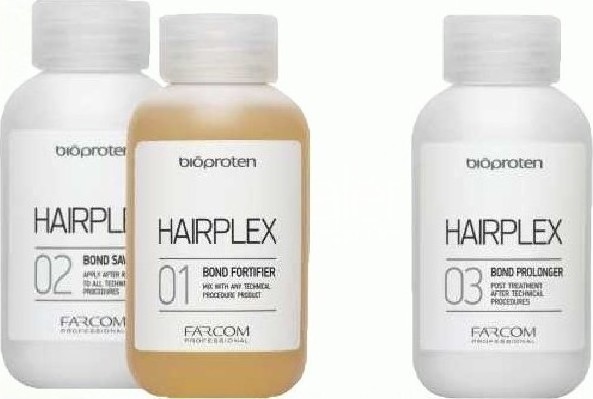 Farcom Seri Bioproten Hairplex Σετ Θεραπείας Μαλλιών με Σαμπουάν 3τμχ ...