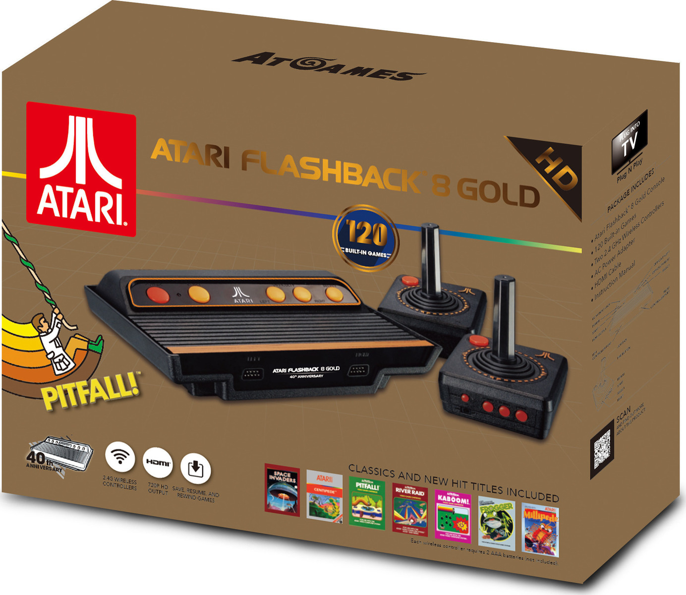 AtGames Atari Flashback 8 Gold 2x joystick | Skroutz.gr