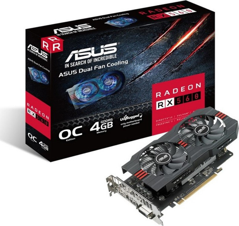 Asus Radeon RX 560 4GB OC (90YV0AH4-M0NA00) - Skroutz.gr