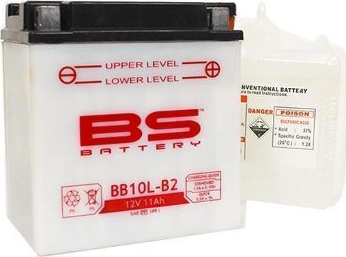 BS Μπαταρία Μοτοσυκλέτας Conventional BB10L-B2 με Χωρητικότητα 11.6Ah ...