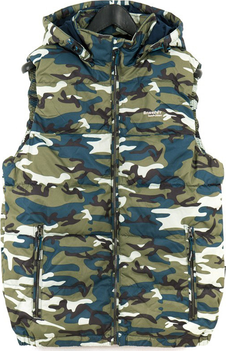 Basehit Vest Jacket with Hood Camouflage - Skroutz.gr