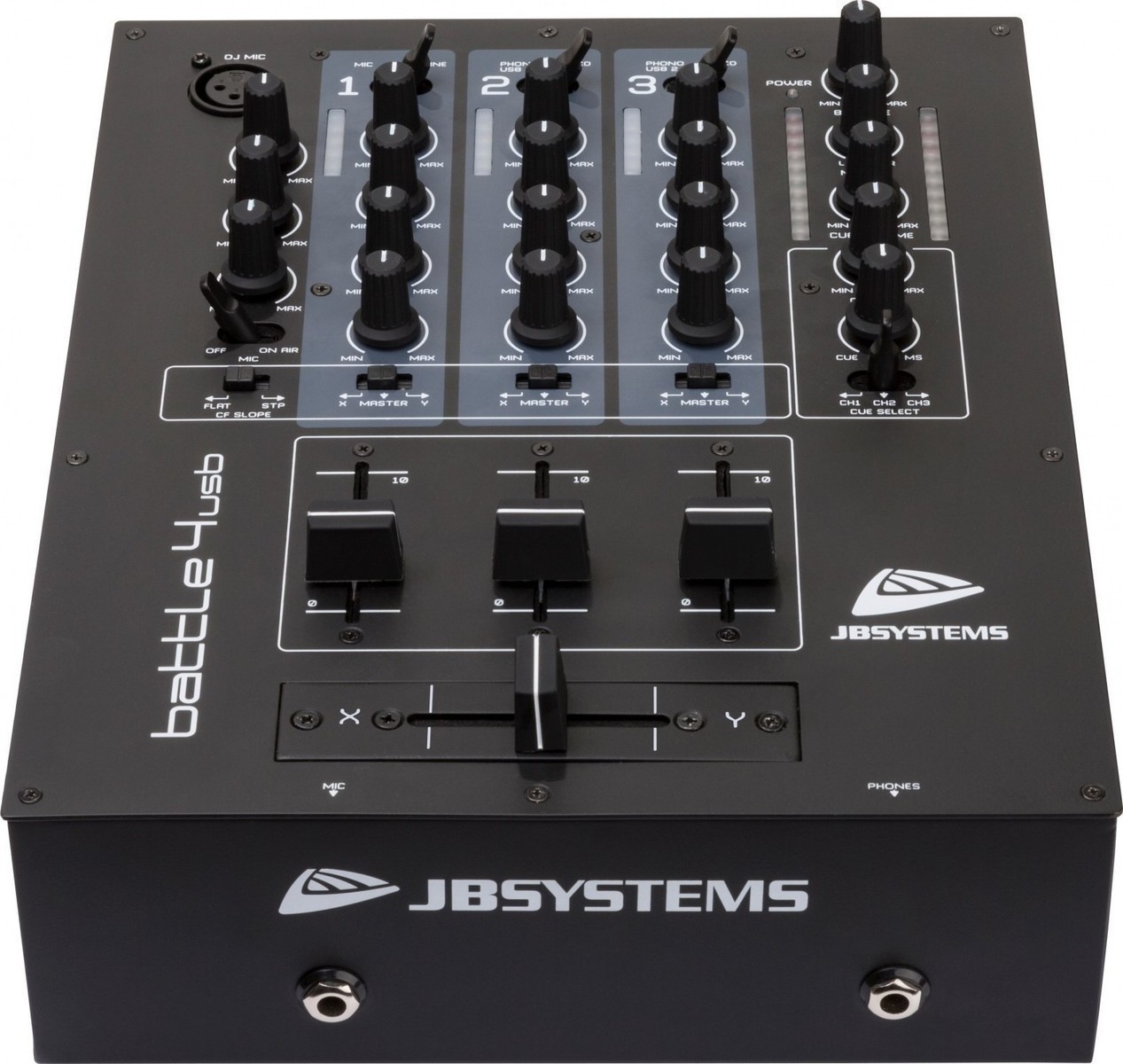 Jb Systems BATTLE4-usb Ψηφιακός Μίκτης 4 Καναλιών / 1 Εισόδο XLR ...