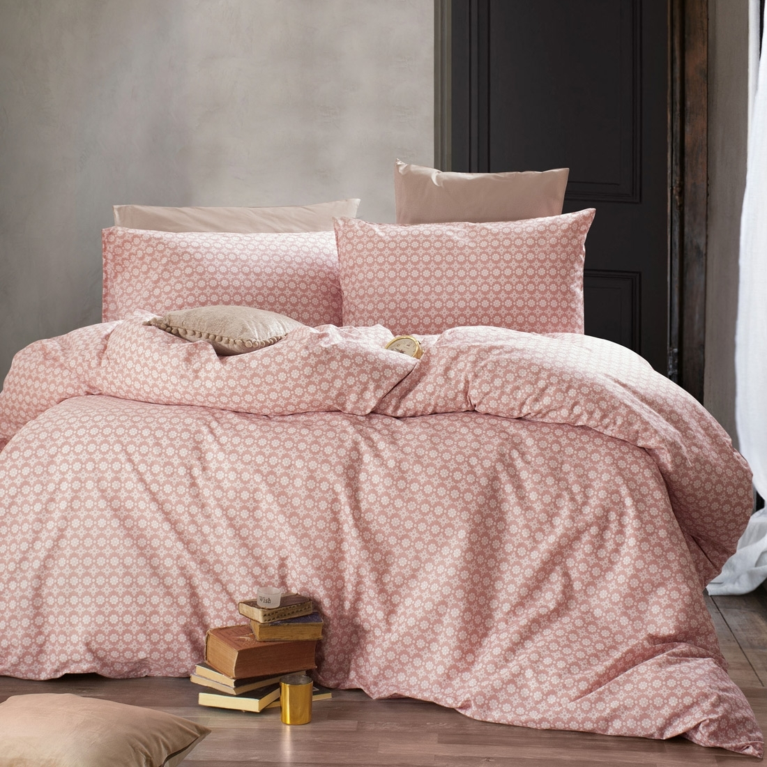 Rythmos Σετ Παπλωματοθήκη Υπέρδιπλη με 2 Μαξιλαροθήκες 220x250 Tivoli ...