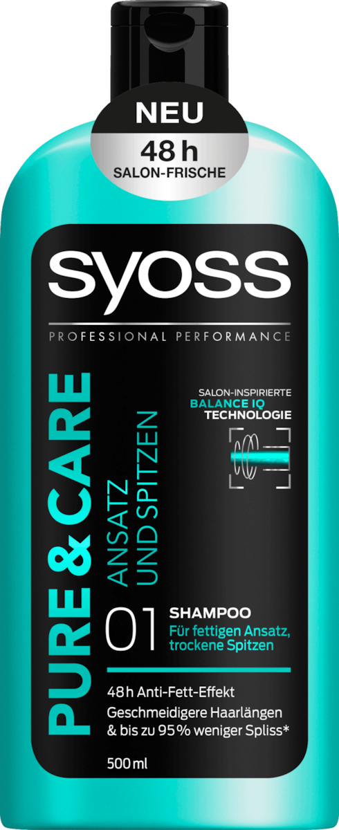 Syoss Pure & Care Shampoo 500ml | Skroutz.gr