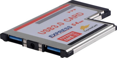 Express Card 54mm to 2 x USB 3.0 | Skroutz.gr