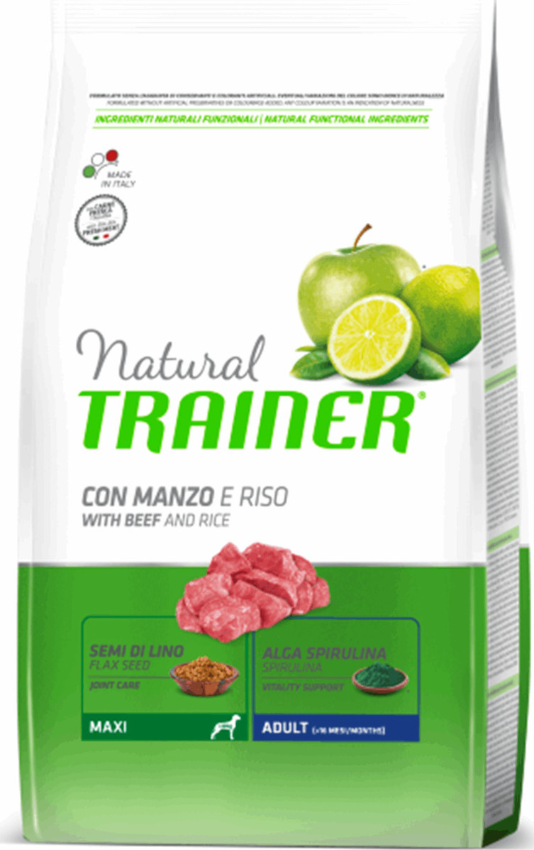 Natural Trainer Adult Maxi Beef 12kg - Skroutz.gr