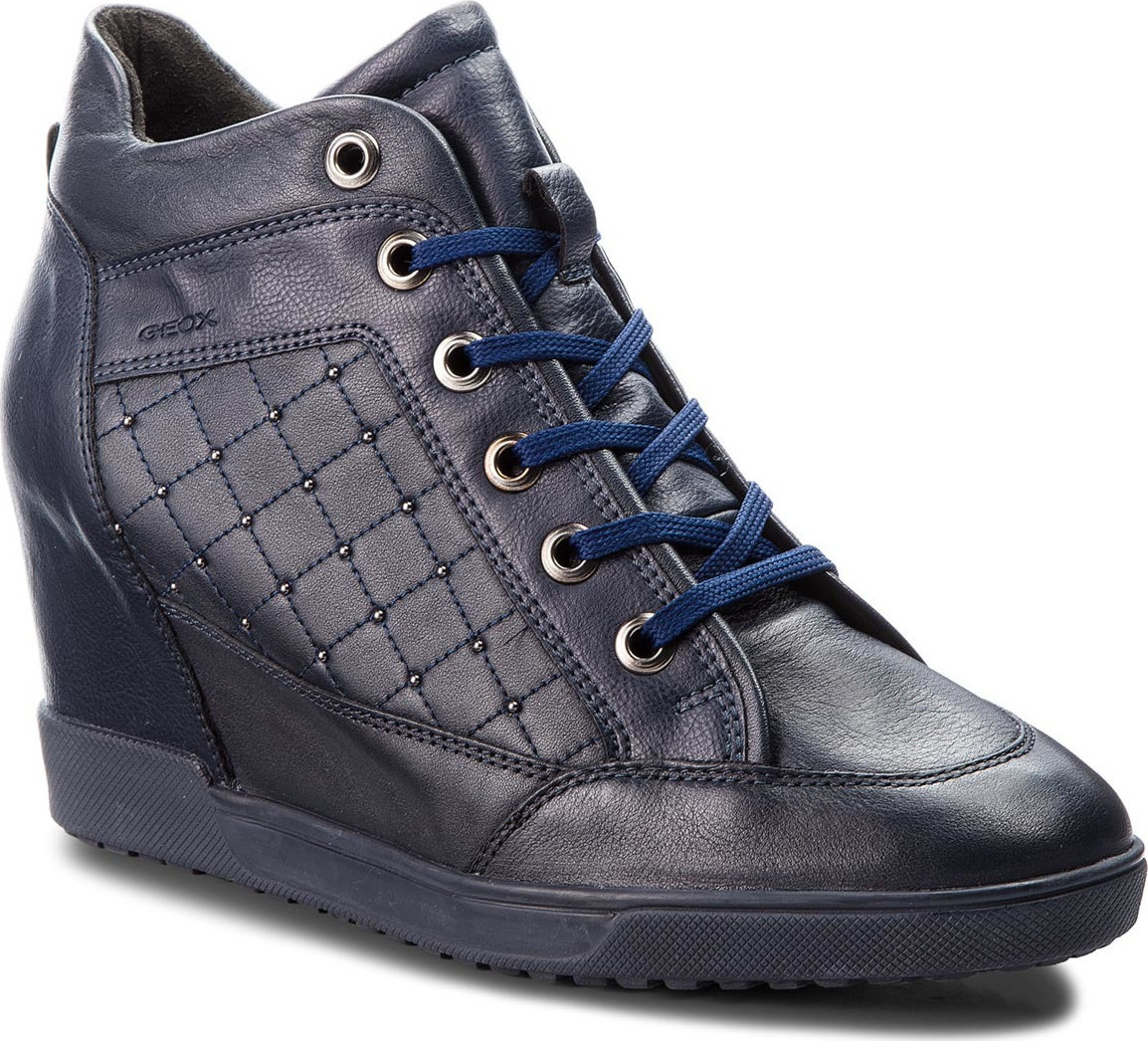 Geox D Carum C Γυναικεία Μποτάκια Navy Μπλε D84ASC08554C4002 | Skroutz.gr