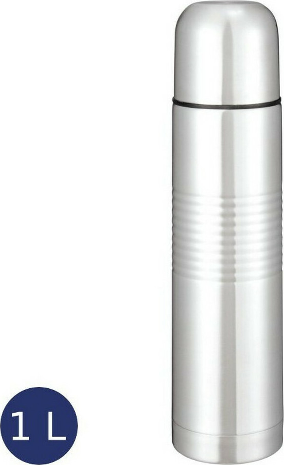 Magicook Vacuum Flask Μπουκάλι Θερμός σε Ασημί χρώμα 1lt | Skroutz.gr