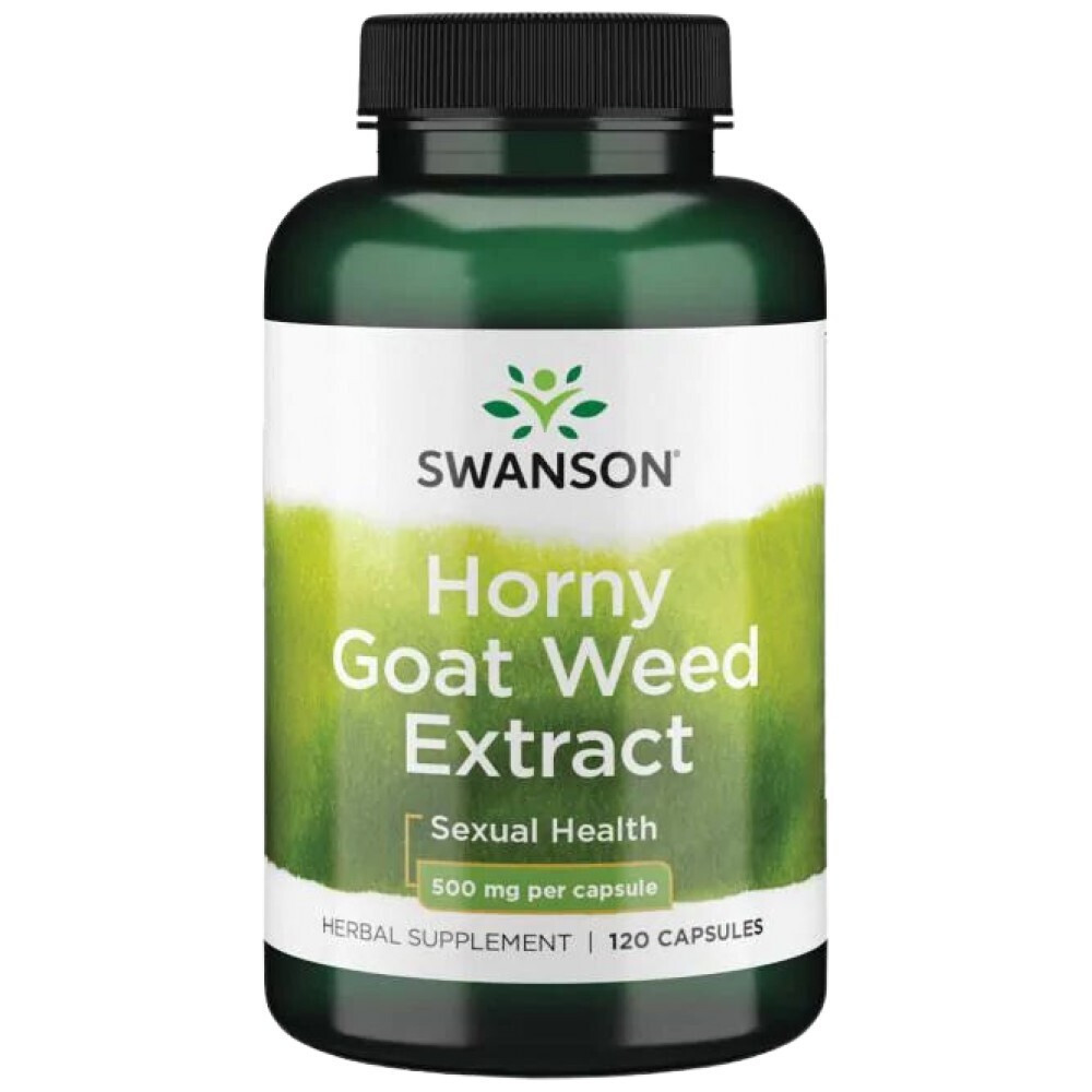 Swanson Horny Goat Weed Extract 500mg 120 κάψουλες | Skroutz.gr