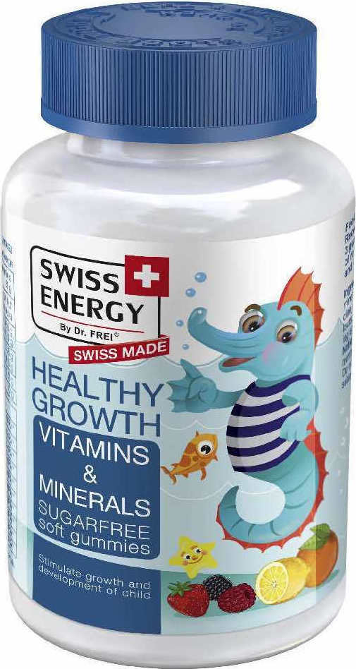 Swiss Energy Soft Gummies Healthy Growth Vitamins & Minerals 60 ...