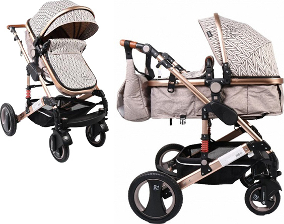 Moni Gala Premium Ρυθμιζόμενο Καρότσι 2 σε 1 Kατάλληλο για Nεογέννητο ...