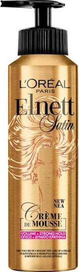 L'Oreal Paris Elnett Satin Creme De Mousse Volume Strong Hold 200ml ...