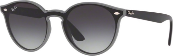 Ray Ban Blaze Γυαλιά Ηλίου με Μαύρο Κοκκάλινο Σκελετό και Μαύρο ...