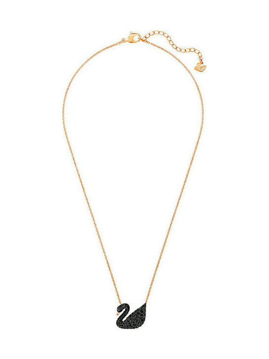 Swarovski Iconic Swan Κολιέ Επιχρυσωμένο 5204134 | Skroutz.gr