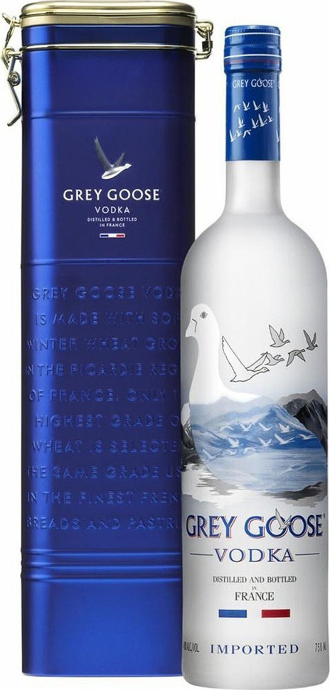 Grey Goose Gift Box (Μεταλλικό Κουτί) Βότκα 700ml | Skroutz.gr