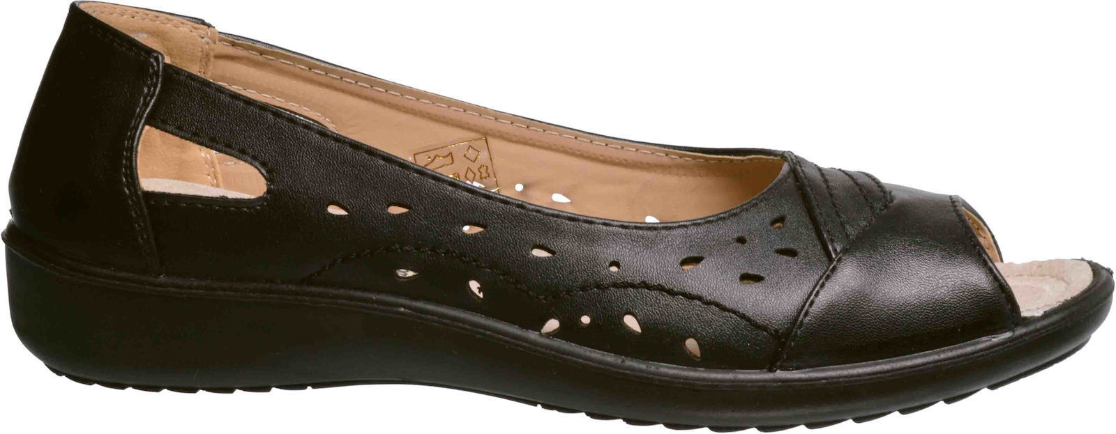 Antrin Polly Γυναικείες Μπαλαρίνες σε Μαύρο Χρώμα | Skroutz.gr